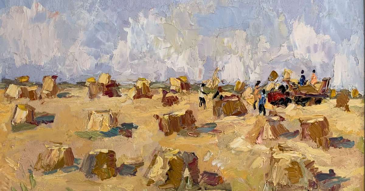 André Raffin | Les Ramasseurs de ble | Wimbledon Fine Art